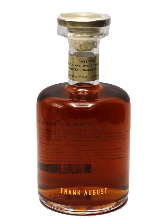 Frank August Whiskey Case Study 03 Winter Cover Rye 750ml – Kings Wine ...