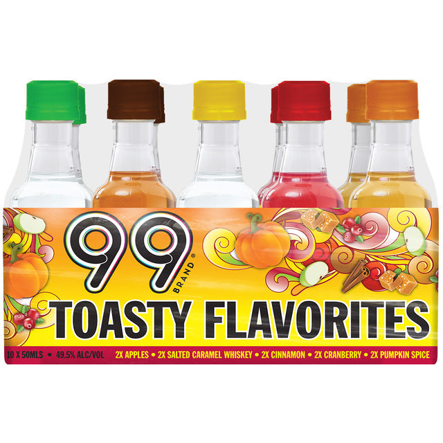 99 Brand Toasty Flavorites (10x50ml) – Kings Wine and Spirit