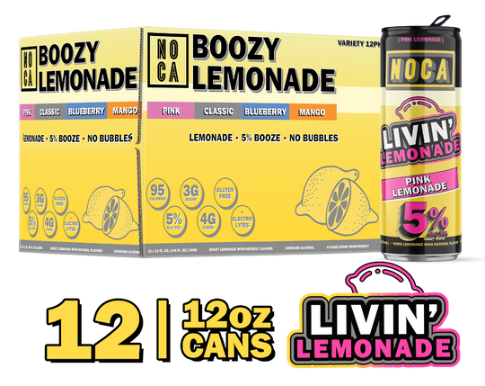 Noca Boozy Lemonade Mix 12oz 12-Pack Cans – Kings Wine and Spirit