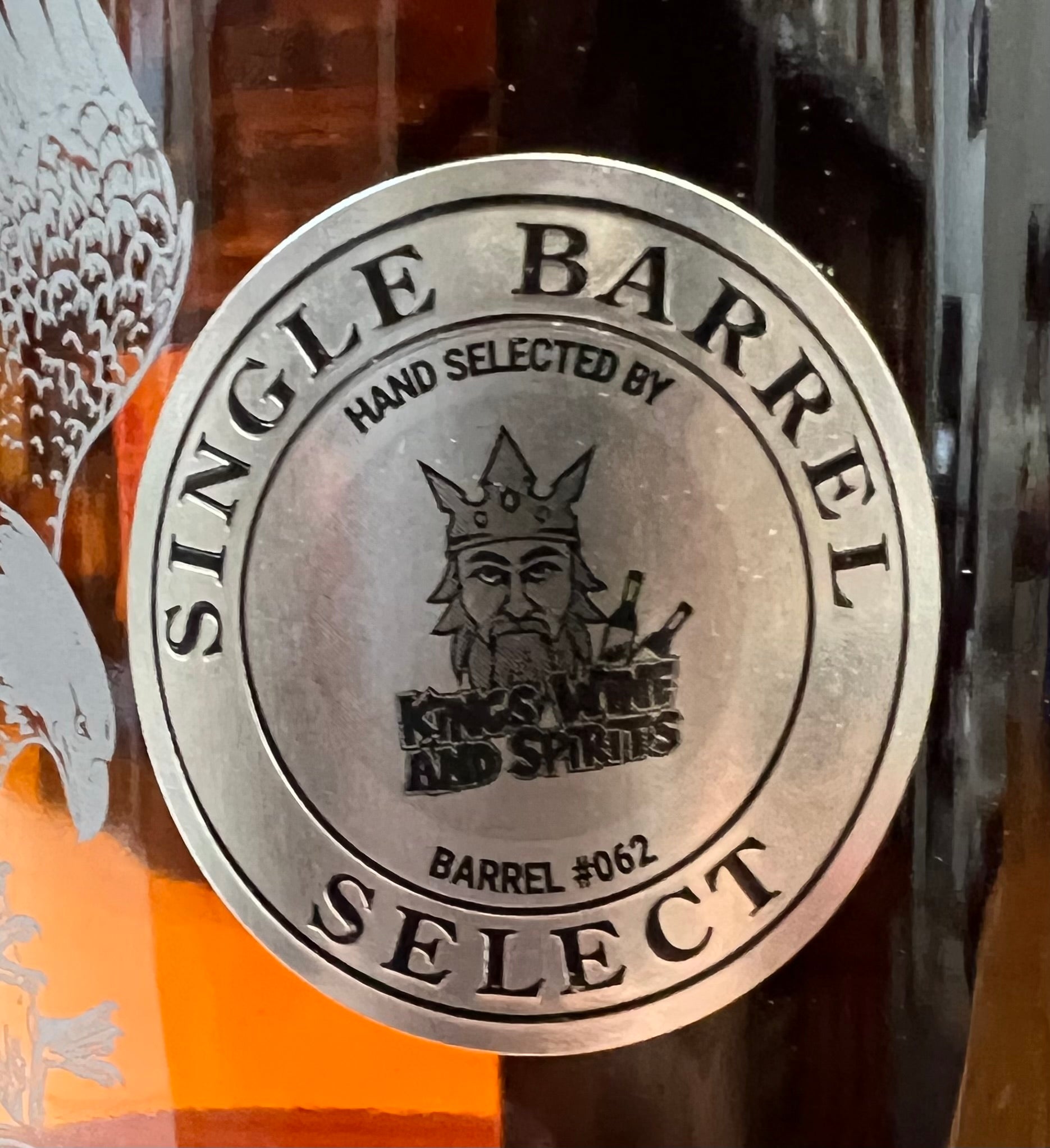 Eagle Rare Bourbon Whiskey - Single Barrel Select K.W.S. Edition (750m ...