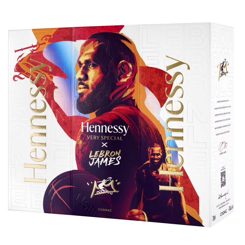 Hennessy V.S x LeBron James Cognac Limited Edition Trio Pack - 3 Bottl ...