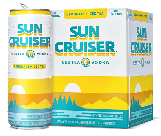 Sun Cruiser Lemonade + Iced Tea Vodka (4x355ml) – Kings Wine and Spirit