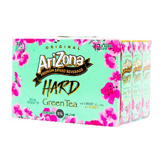 Arizona Hard Green Tea (12pk)(12oz) – Kings Wine and Spirit
