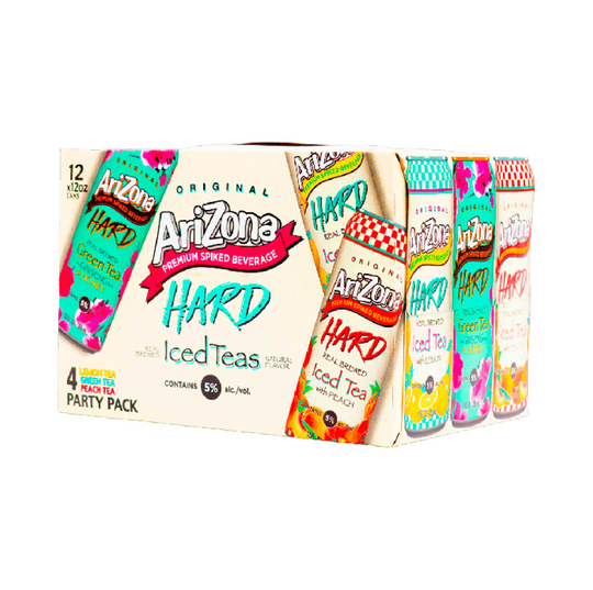 Arizona Hard Iced Tea Party/Variety Pack (12pk)(12oz) – Kings Wine and ...