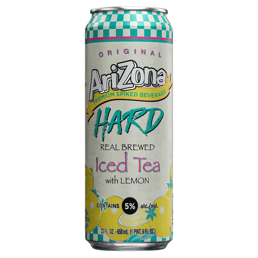 Arizona Hard Ice Tea with Lemon (22oz.) – Kings Wine and Spirit