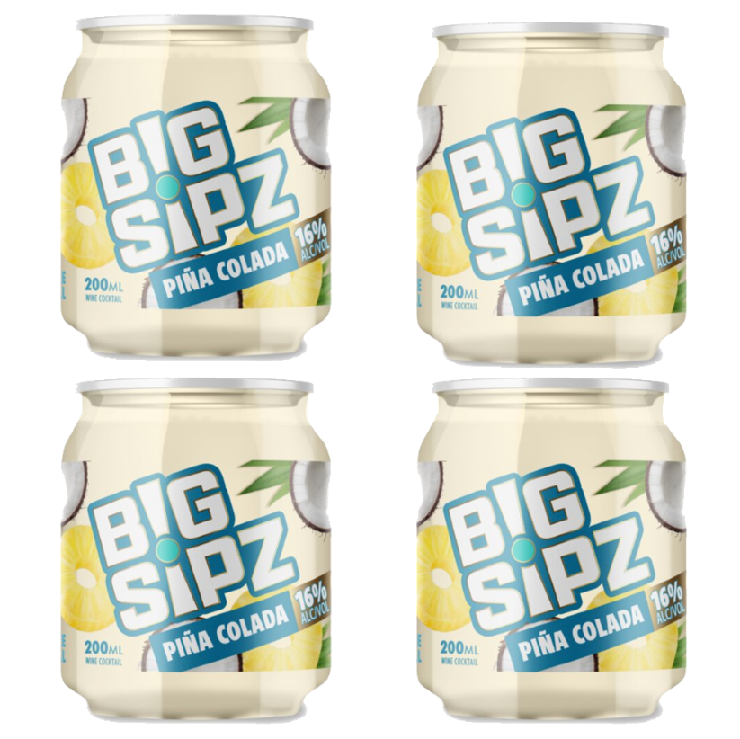 Big Sipz Pina Colada Bundle (4x200ml) – Kings Wine and Spirit