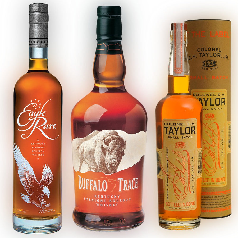 Eagle Rare - Buffalo Trace - Colonel E.H. Taylor Small Batch Bourbon B ...