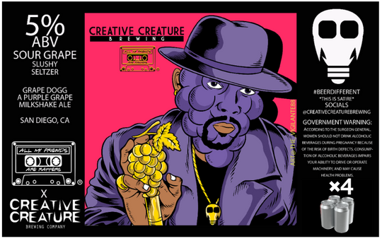 Creative Creature Brewing Grape Dogg (4pk) – Kings Wine and Spirit