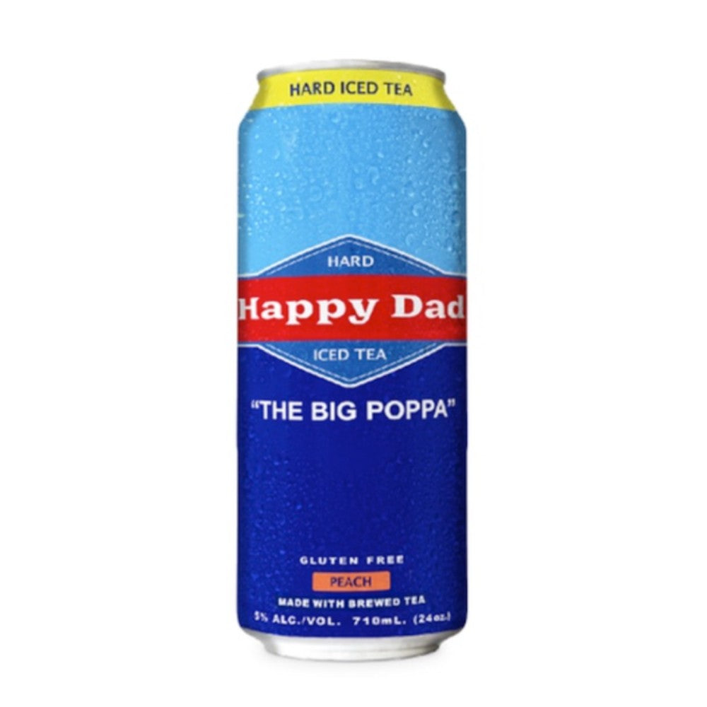 Happy Dad "The Big Poppa" Peach Hard Iced Tea (24oz) – Kings Wine and ...