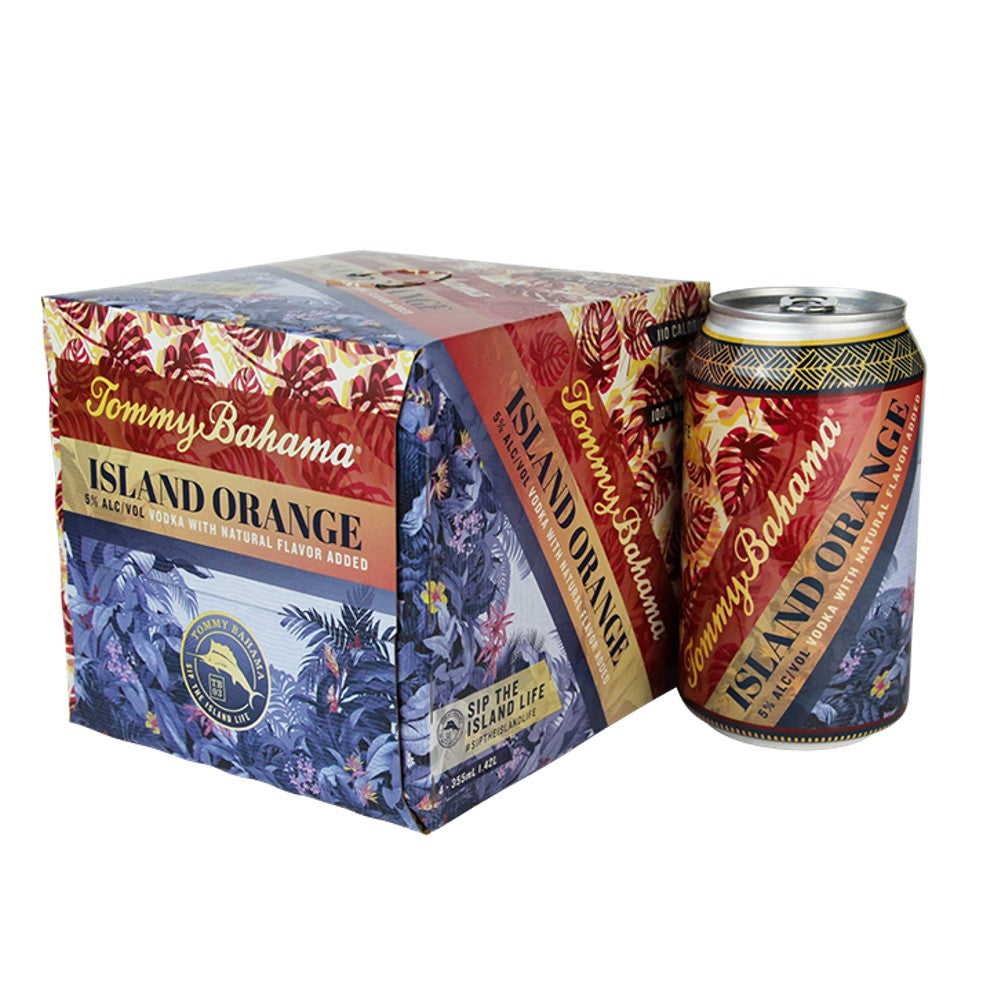 Tommy Bahama Island Orange Vodka (4pk) – Kings Wine and Spirit