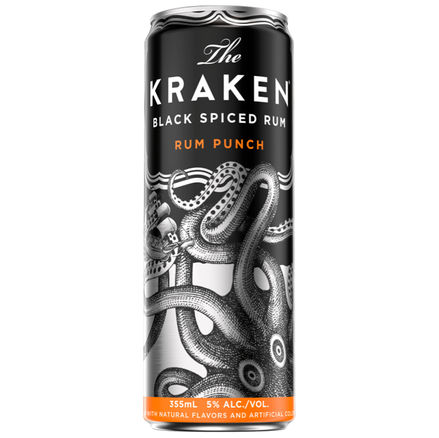The Kraken Black Spiced Rum - Rum Punch (4pk) – Kings Wine and Spirit