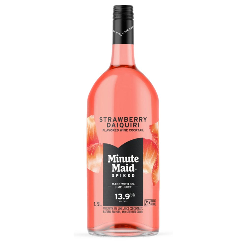Minute Maid Spiked Strawberry Daiquiri Flavored Wine Cocktail (1.5L ...