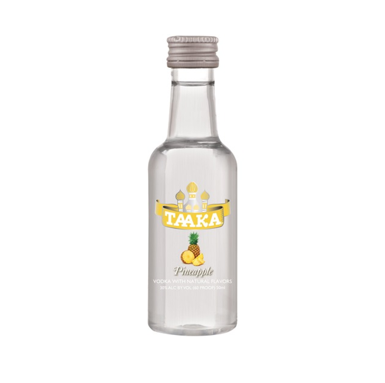 Taaka Vodka Pineapple (12x50ml) – Kings Wine and Spirit