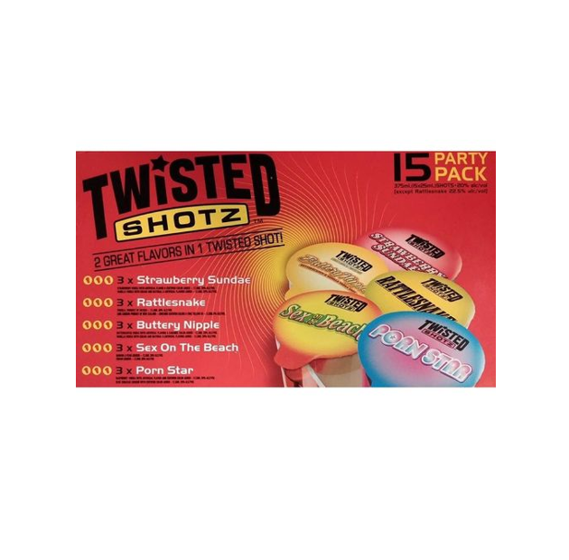 Twisted Shotz Party Pack (15pk) – Kings Wine and Spirit