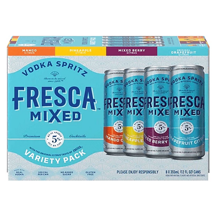 Vodka Spritz Fresca Mixed Variety Pack Canned Cocktails (8pk) – Kings ...