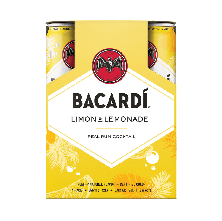 Bacardi Cocktail Limon & Lemonade (4pk) – Kings Wine and Spirit