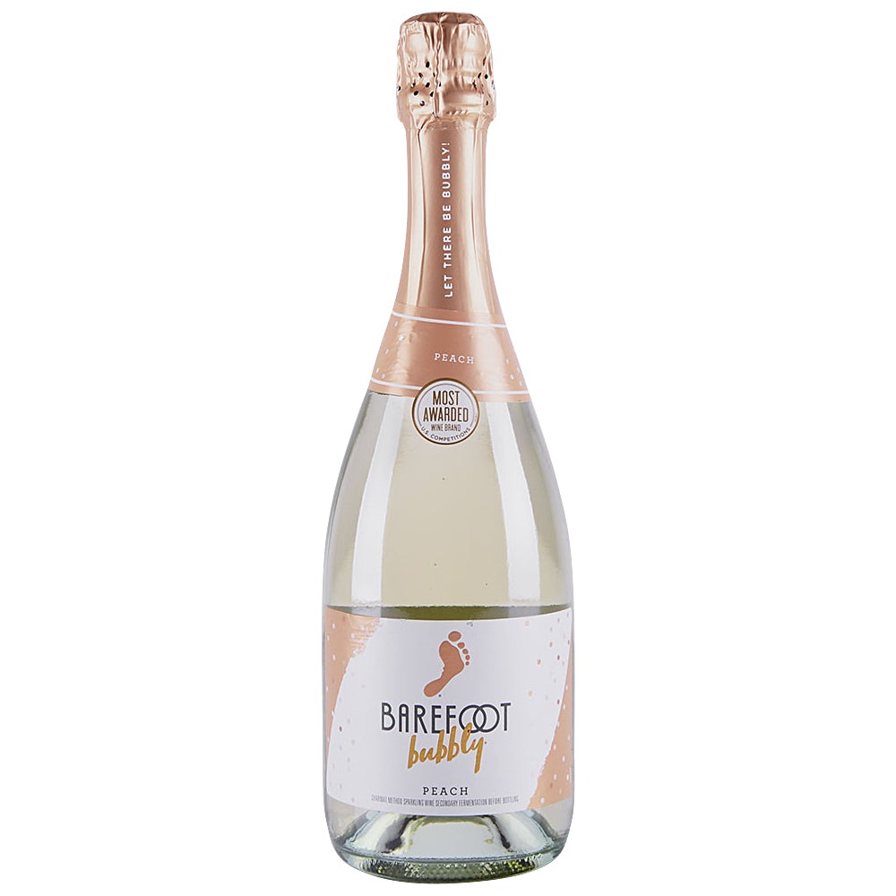 Barefoot Bubbly Peach (750ml) - Kings Wine And Spirits – Kings Wine and ...