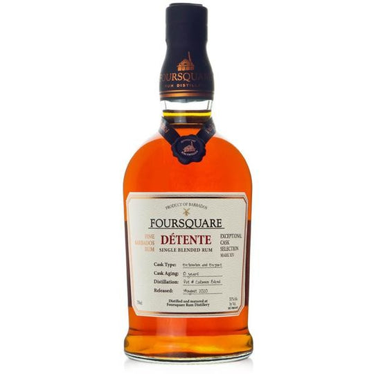Foursquare Detente Single Blended Rum (750ml) - Kings Wine And Spirits ...