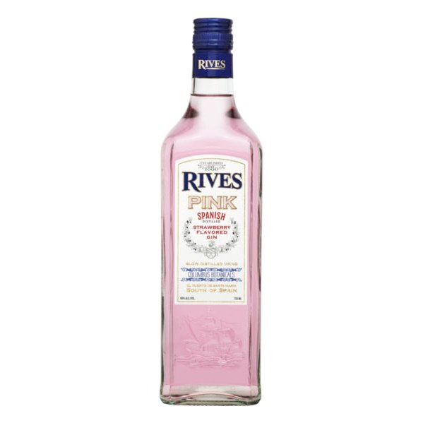 Rives Gin Pink Strawberry (750ml) - Kings Wine and Spirits – Kings Wine ...