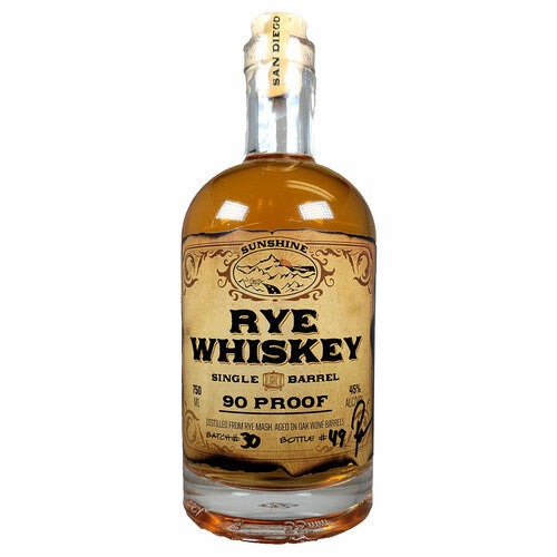 Sunshine Rye Whiskey (750ml) Kings Wine and Spirits – Kings Wine and Spirit