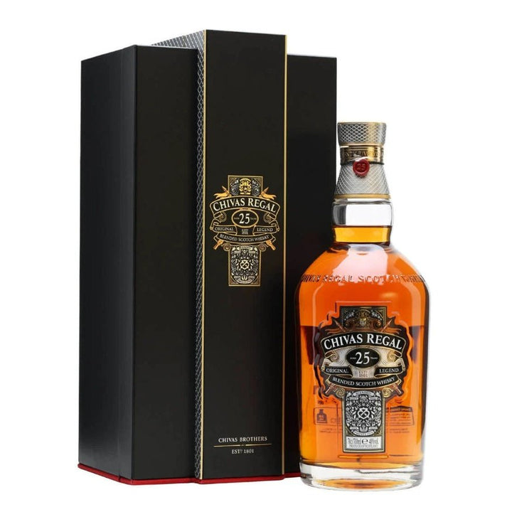 Chivas Regal 25 Year Old Blended Scotch Whisky (750ml) - Kings Wine And ...