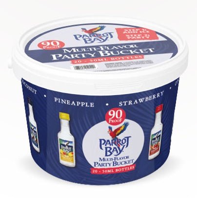 Parrot Bay Multi Flavor Party Bucket (20x50ml) - Kings Wine and Spirits ...