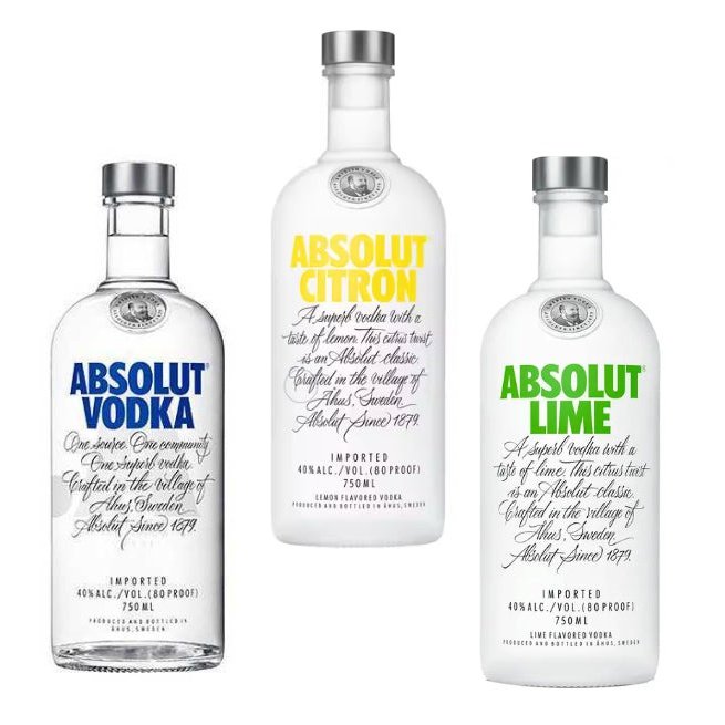 Absolut Vodka Bundle (750ml) - Kings Wine And Spirits – Kings Wine and ...