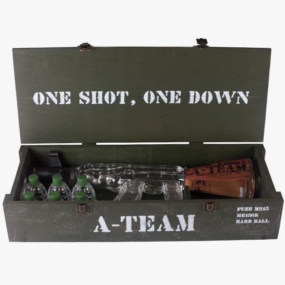 A-Team AK SWAT Vodka (750ml) with Six Grenades (50ml Each) - Kings Wine ...