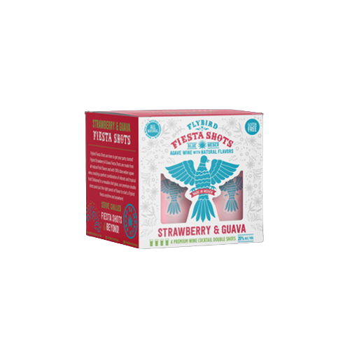 Flybird Cocktails StrawBerry And Guava Fiesta Shots (4pk) – Kings Wine ...