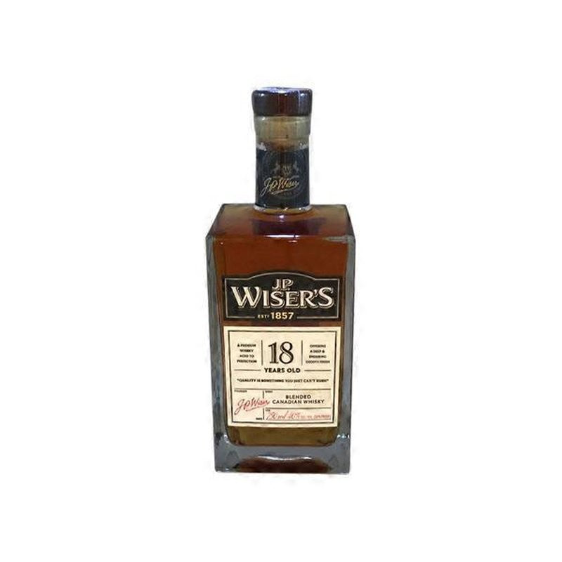 JP Wiser's 18 Years Old Blended Canadian Whisky (750ml) - Kings Wine ...