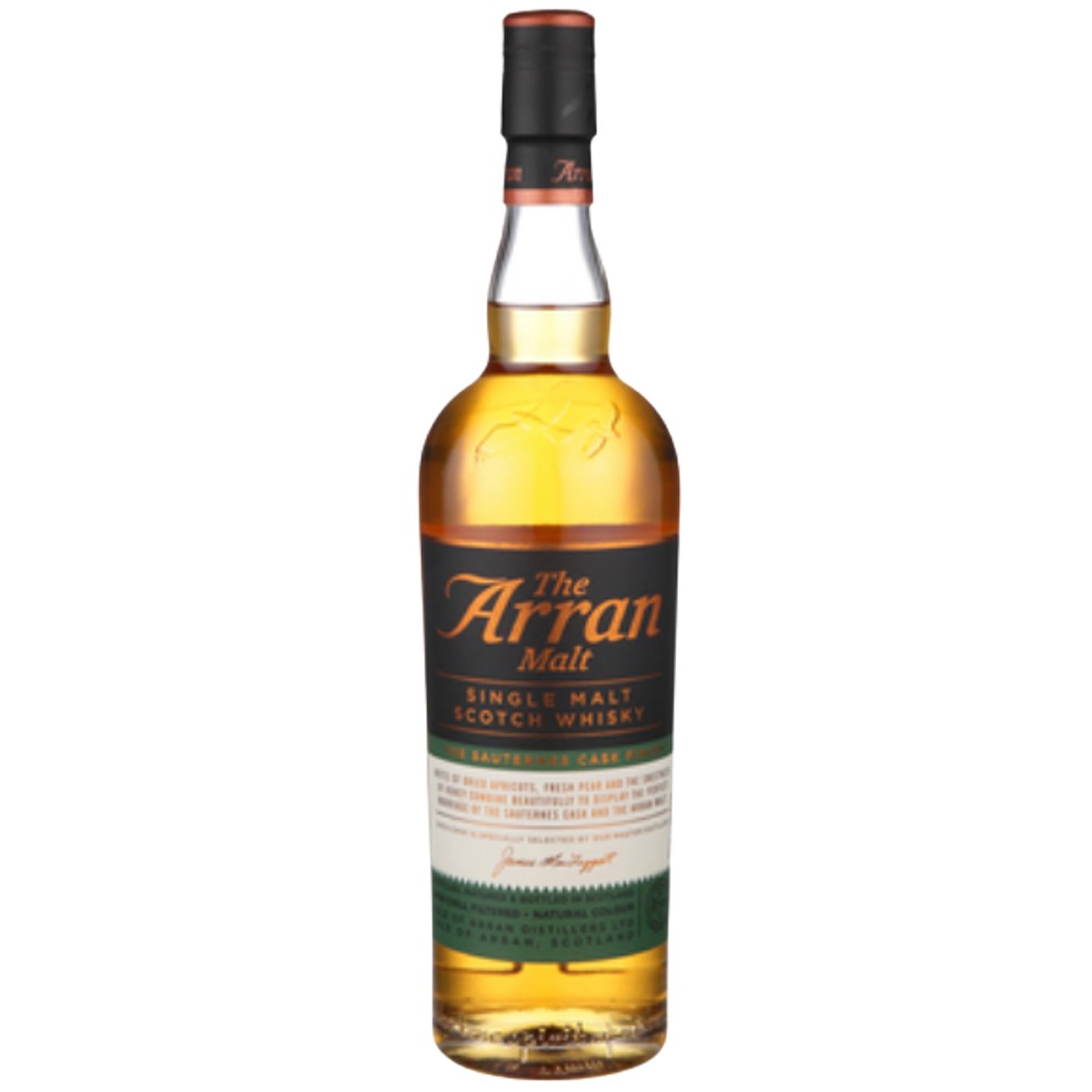 The Arran Malt Sauterners Cask Finish Single Malt Scotch Whisky (750ml ...