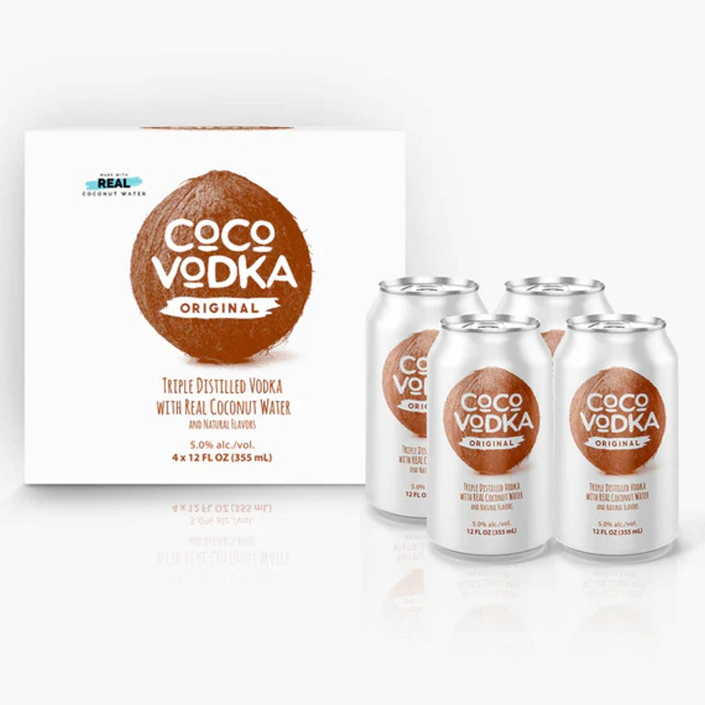 Coco Vodka Original (4x355ml) - Kings Wine and Spirits – Kings Wine and ...