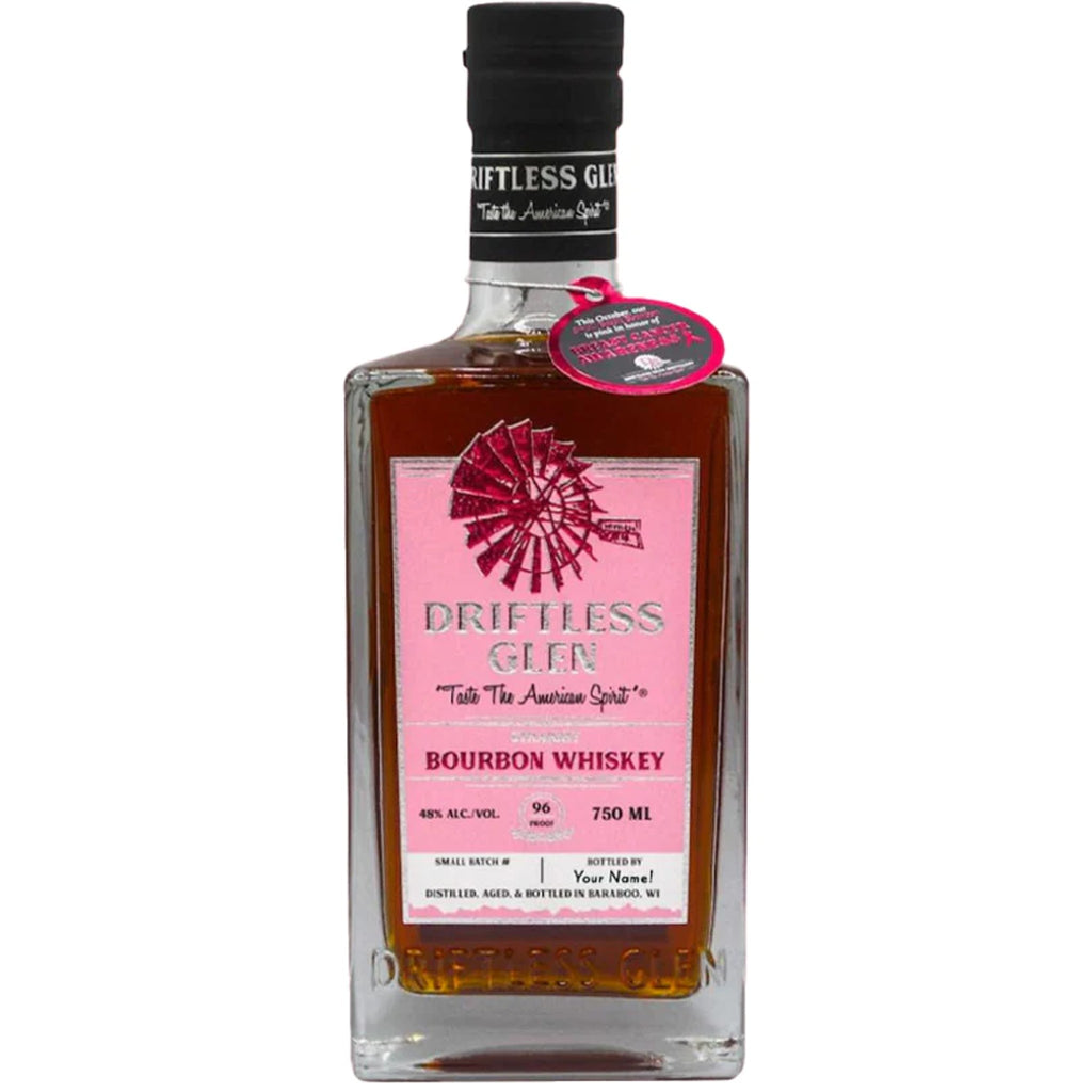 Driftless Glen Bourbon Whiskey - Pink Label Breast Cancer Awareness Ed ...