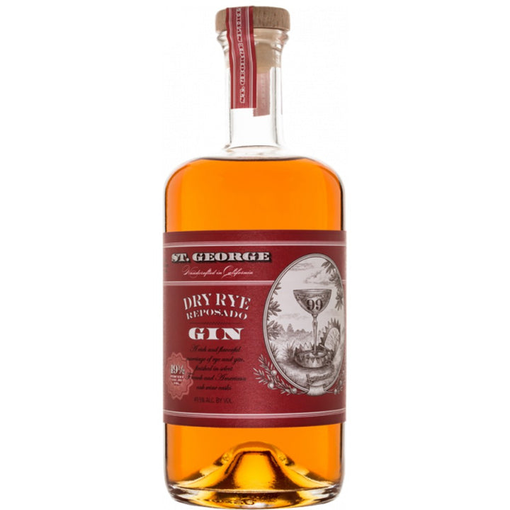 St. George Dry Rye Reposado Gin (750ml) - Kings Wine and Spirits ...