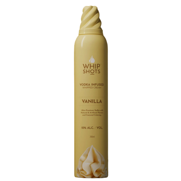 Whip Shots Vodka Infused Vanilla Whipped Cream (200ml) - Kings Wine and ...